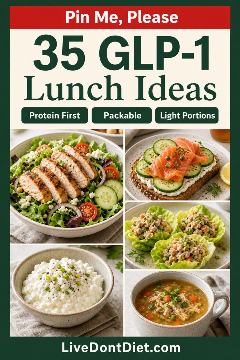35 GLP-1 Lunch Ideas for Ozempic & Wegovy (2026) - LiveDontDiet